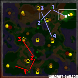 Last Refuge Creep Routes - WC3 Gym