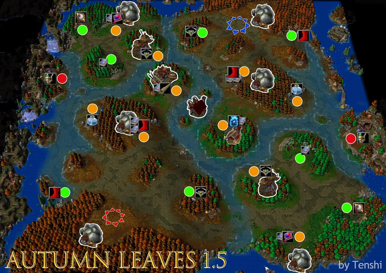 Item Levels and Where They Drop on Ladder Maps. - WC3 Gym