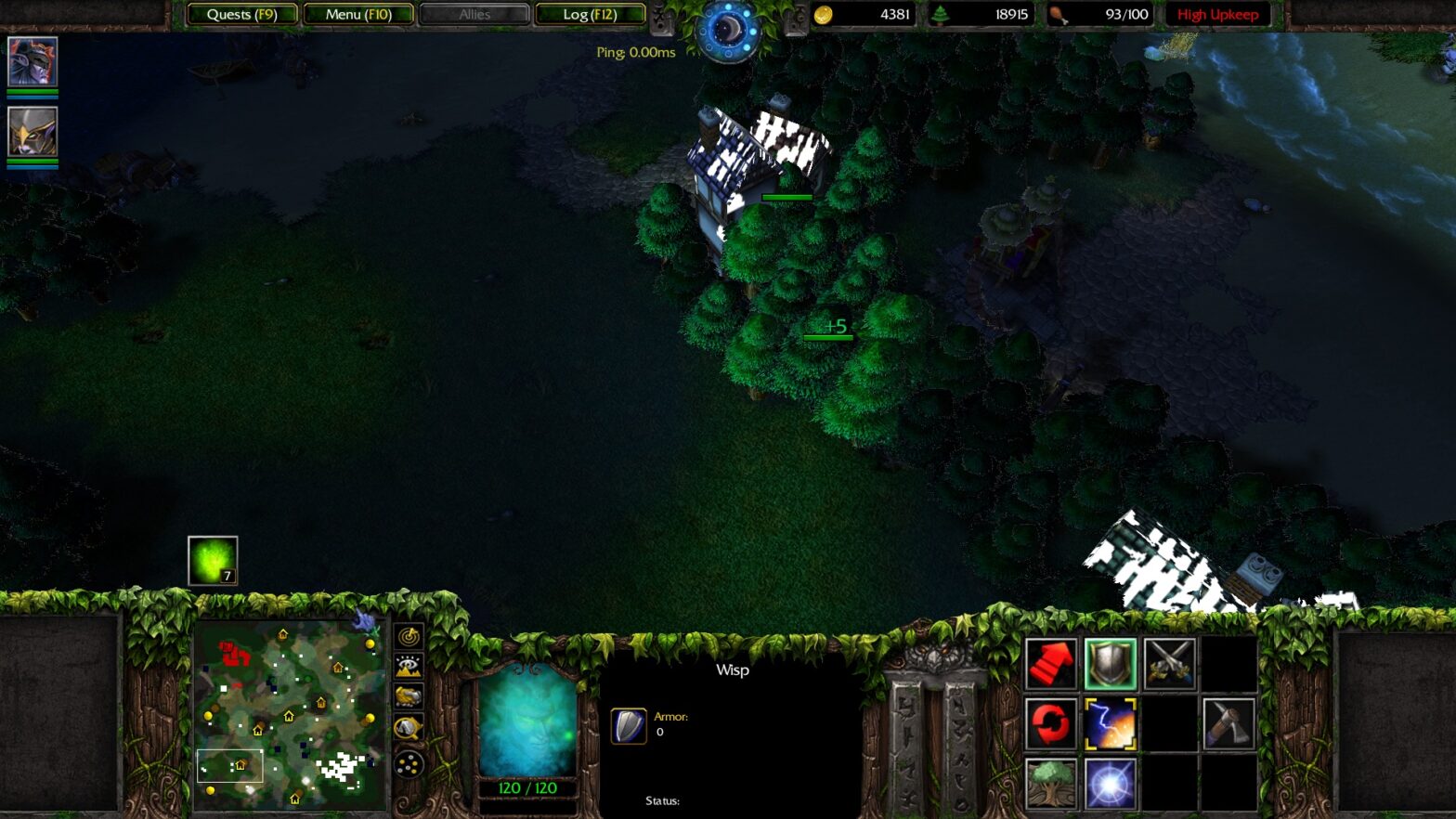 Wisp Positioning - WC3 Gym